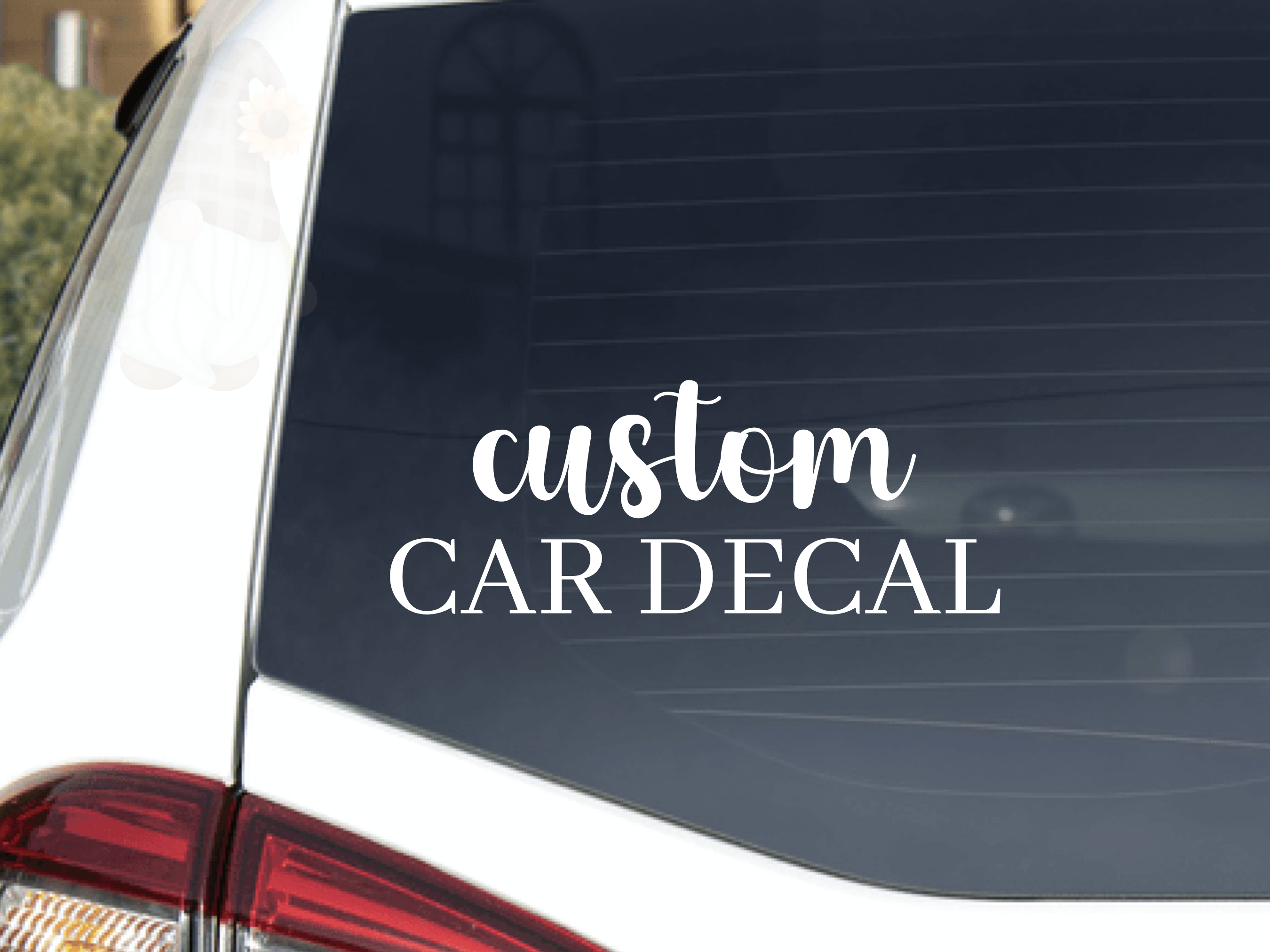 Create Your Own Car Decal - Fully Customisable Car Decal ...